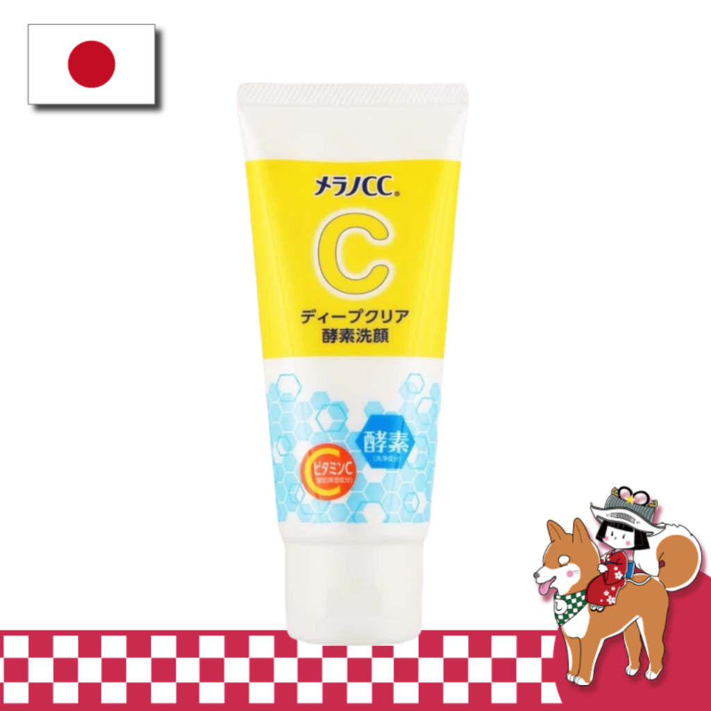 Rohto Melano CC Vitamin C Brightening Enzyme Face Wash 130g【Direct from ...