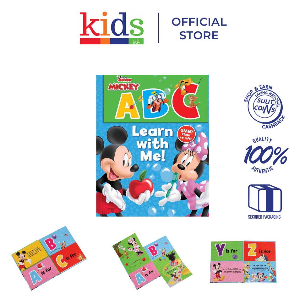 Disney Junior Mickey Mouse Clubhouse: ABC, Learn with Me! - Kids Ink ...