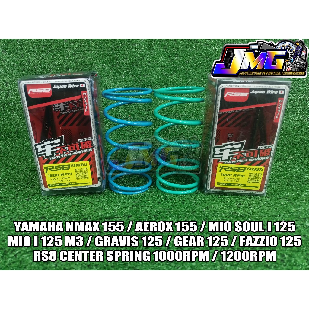 RS8 CENTER SPRING 1000RPM/1200RPM YAMAHA NMAX 155/AEROX 155/ MIO SOUL I ...