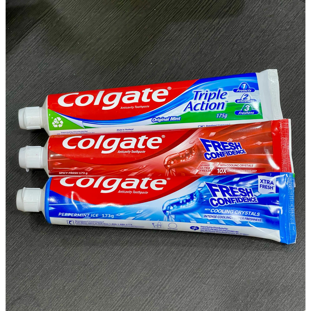 Colgate Triple Action Toothpaste 175g/173g.. NO BOX | Shopee Philippines