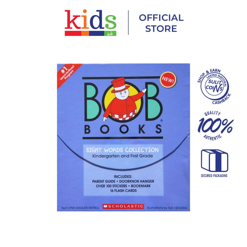 BOB Books SIGHT WORDS COLLECTION Book Box Set - Kids Ink | Shopee ...