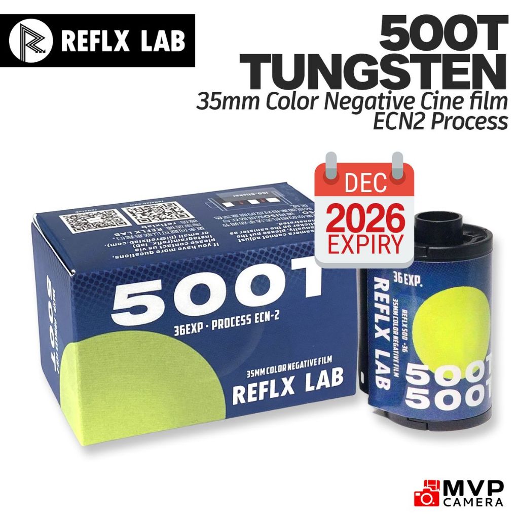 REFLX LAB 500T TUNGSTEN Color Negative Film 135 35mm ECN2 Processing ...