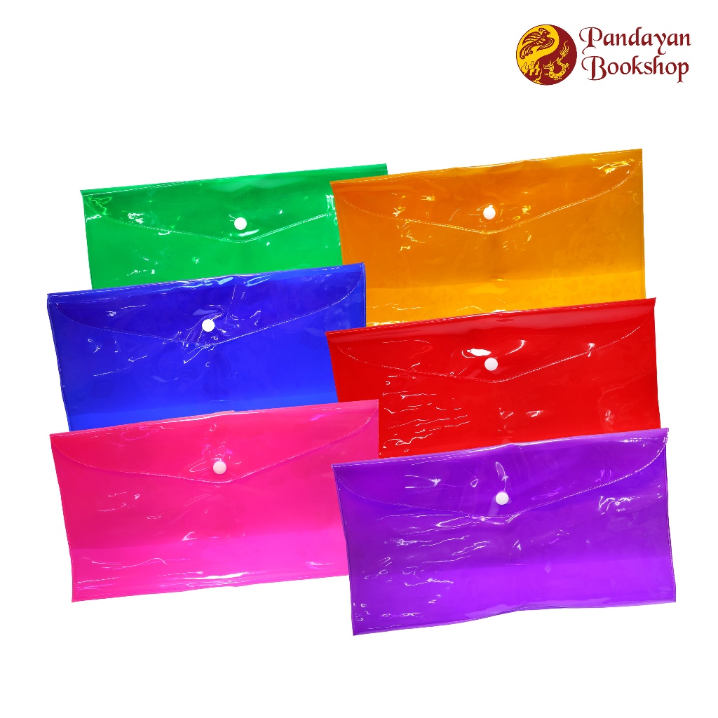 Plastic Envelope #10 Horizontal with Snap Button 10.5"x6" | Shopee ...