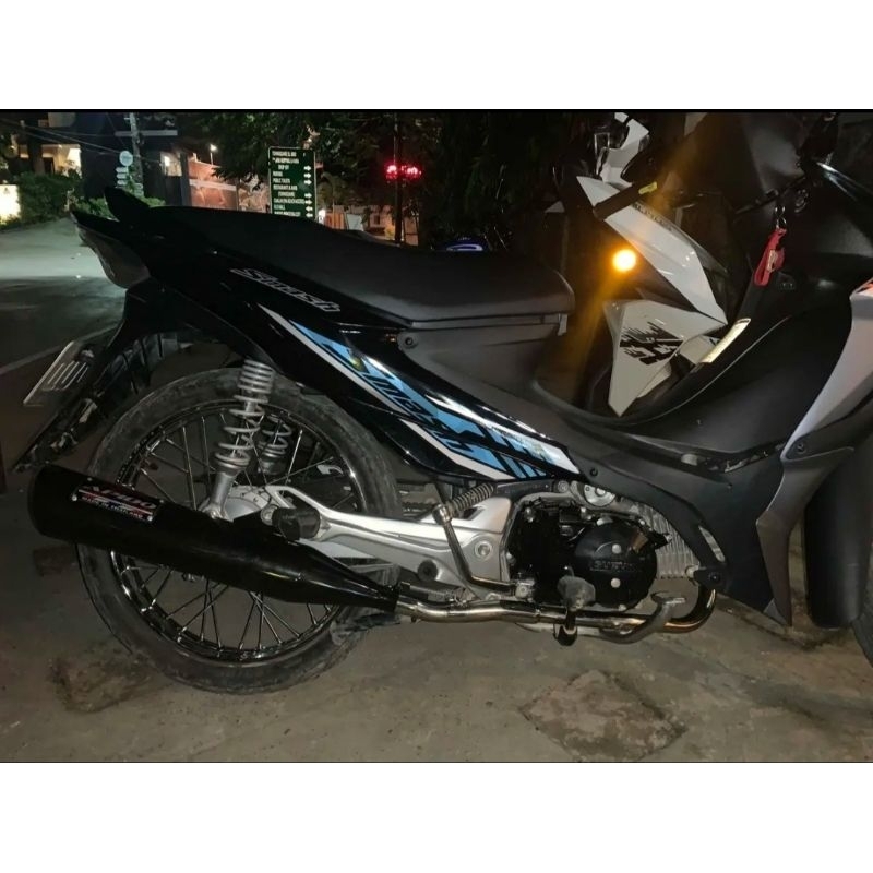 Chicken Pipe Stainless for Smash 115 BLACK COLOR | Shopee Philippines