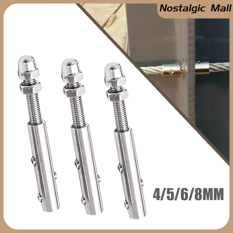 4mm~8mm Railing Steel Wire Rope Stud Tension End Joint Stair Guardrail ...