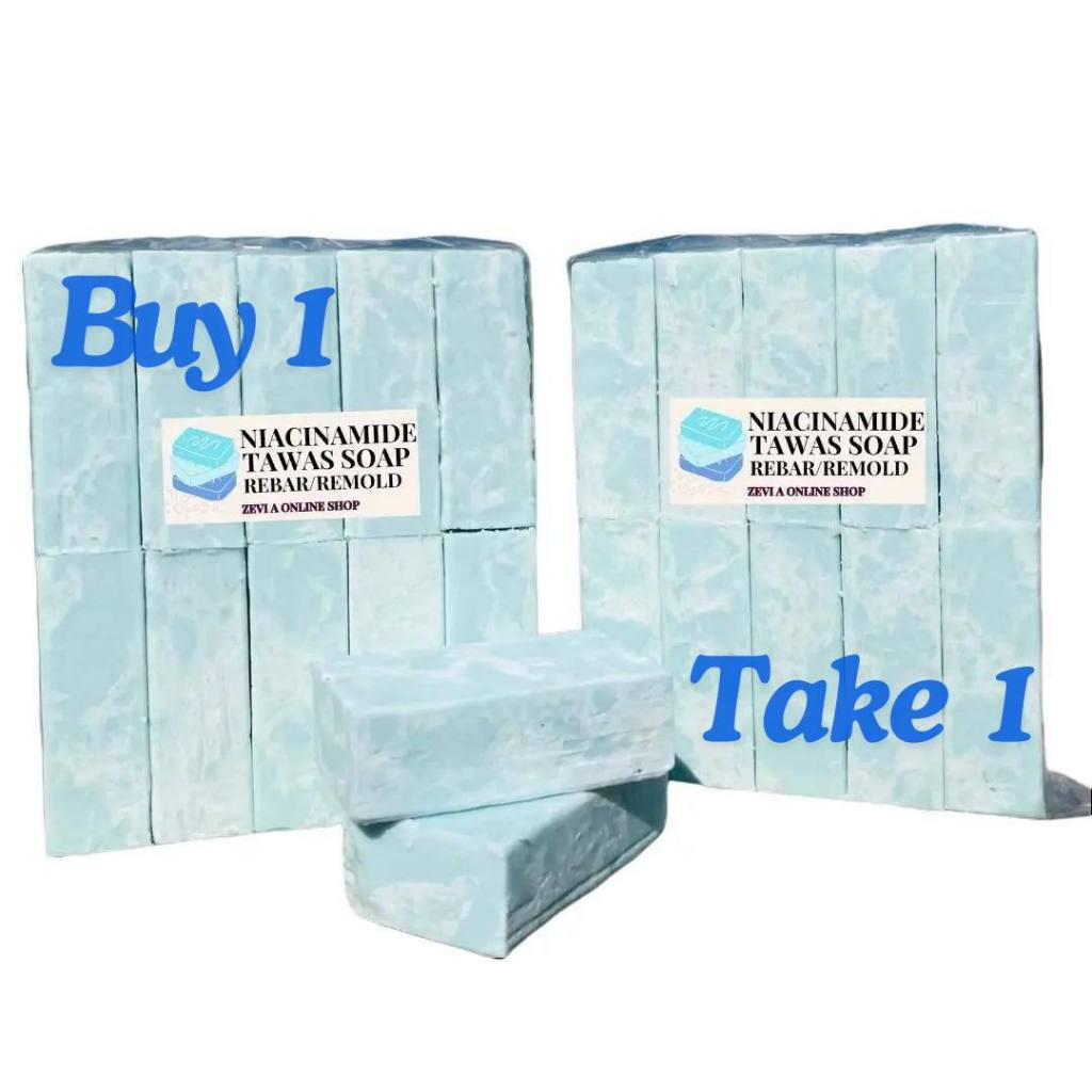 Niacinamide Tawas Soap BUY1TAKE1 (2KILOs/ 20PCS rebar) Body Deodorant ...