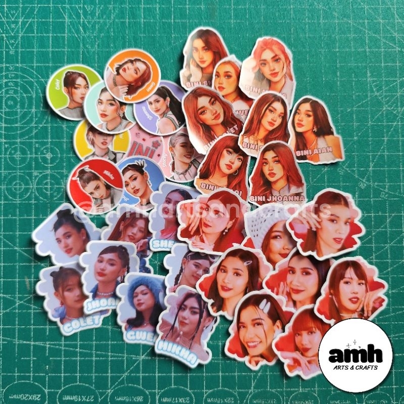 BINI Stickers (Unofficial) | Shopee Philippines