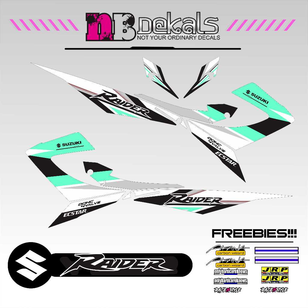RAIDER 150 CARB GEN1 RAIDER 125 DESIGN DECALS | Shopee Philippines