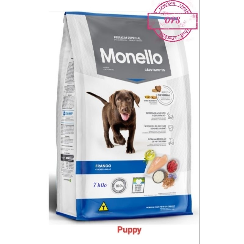 Monello Puppy Dog Dry Food Special Premium 7 Kilo (Brazil) | Shopee ...