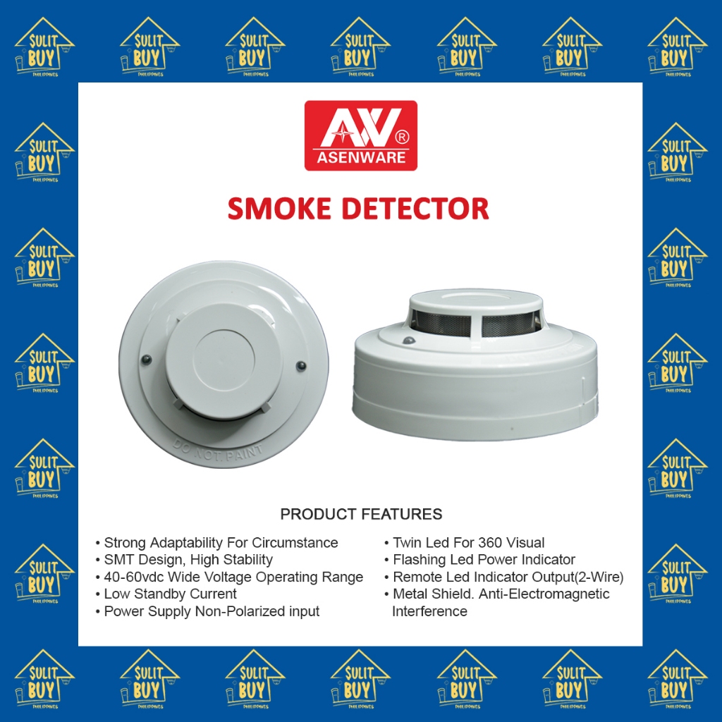 Conventional Smoke Detector Asenware | Shopee Philippines