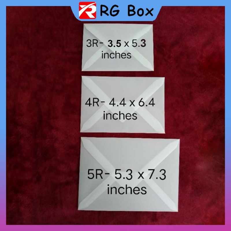 Transparent envelope for invitations wholesale 5R 4R 3R 1PC | Shopee Philippines