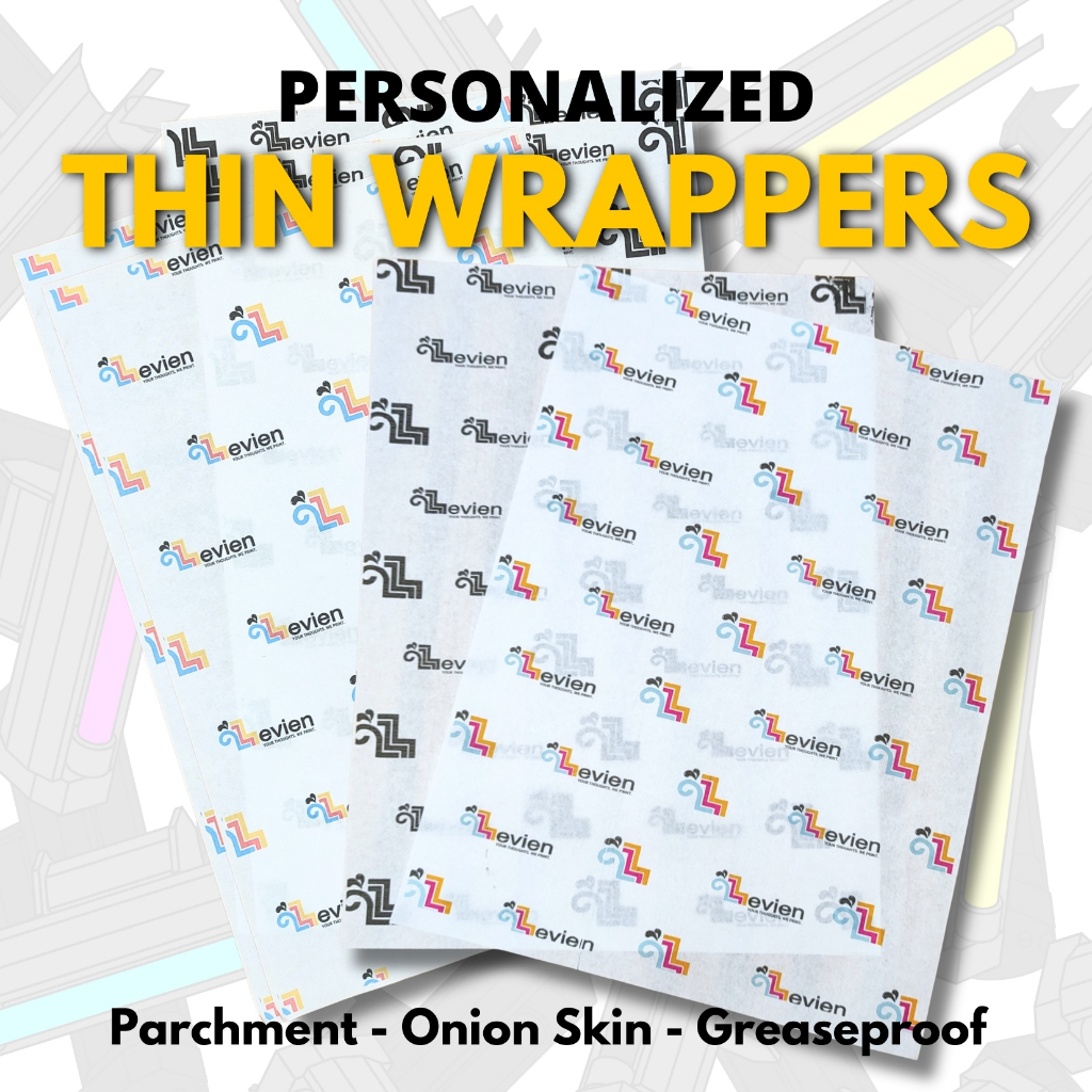 Levien Parchment Onion Skin Greaseproof Customized personalized ...