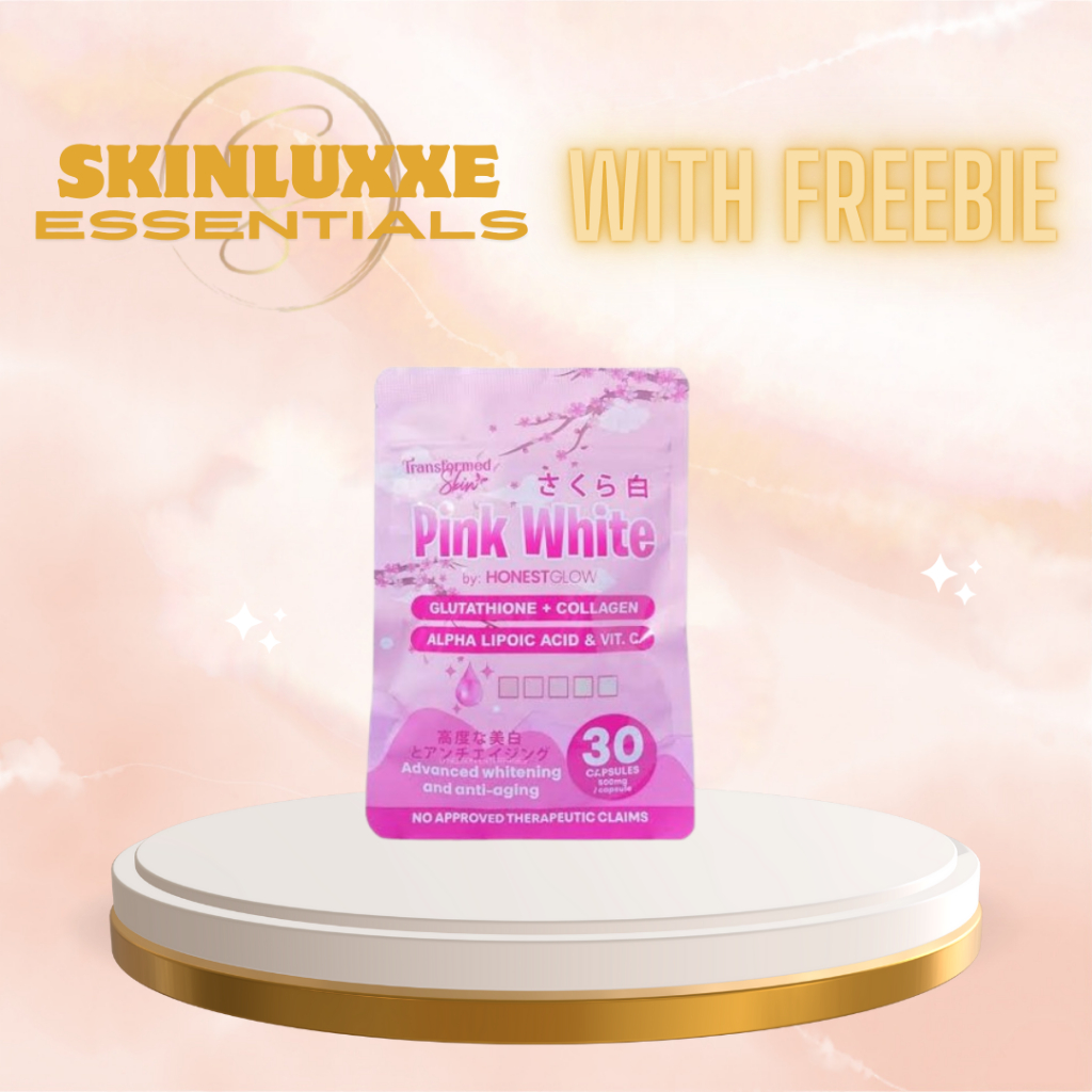 Honest Glow Pink White Capsule Skin Whitening Glutathione Skincare ...
