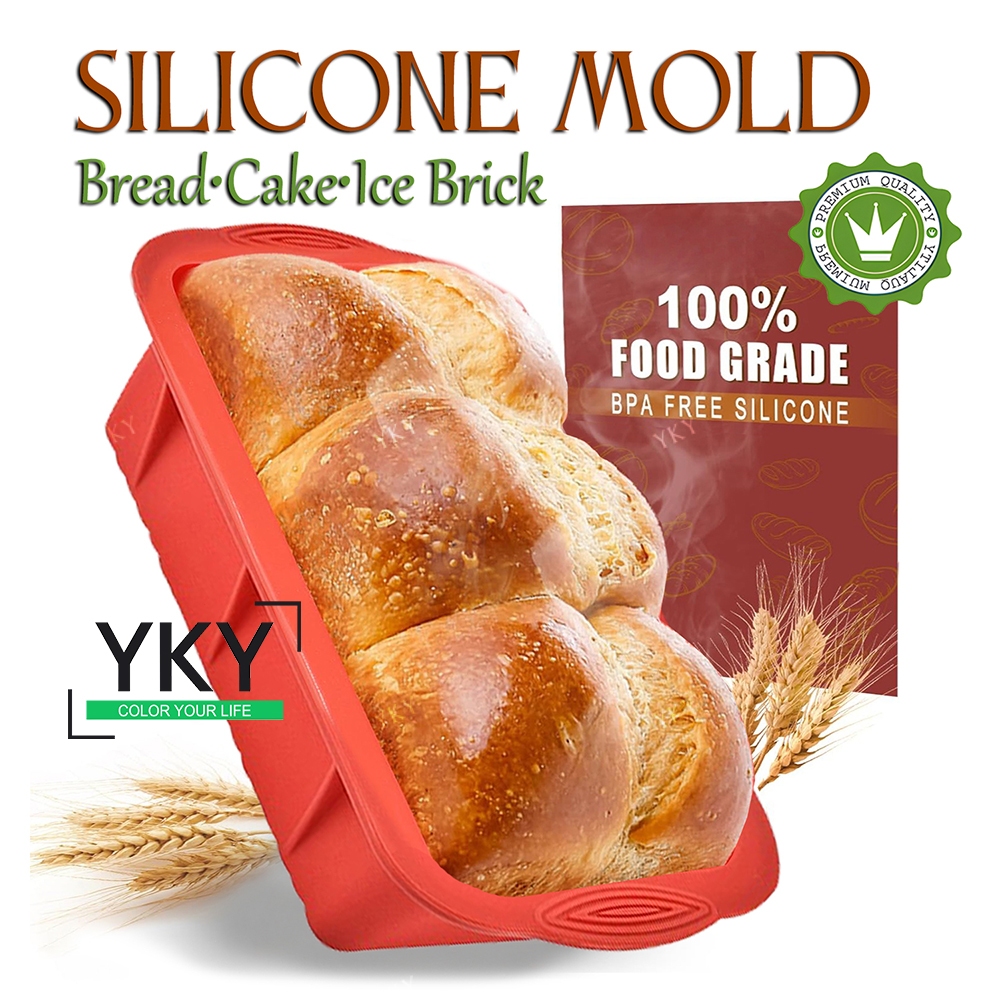 Bread Pan Loaf Pan Silicone Molds Baking Pan Homemade Cake Bread ...