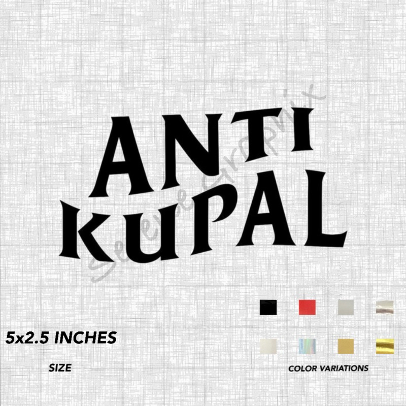 Anti Kupal Sticker - Waterproof Cut Out Sticker | Shopee Philippines