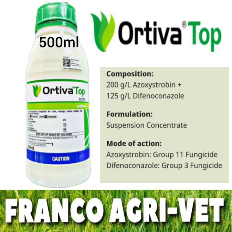 Ortiva Top 325 SC Fungicide ( 500ml ) | Shopee Philippines