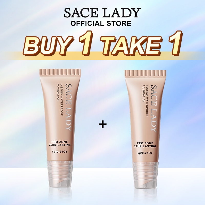 SACE LADY Foundation Long Lasting Full Coverage Flawless Finish Face Makeup 6g | Shopee Philippines