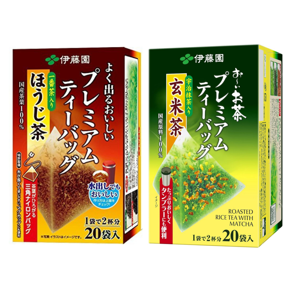 ITO-EN (Roasted Green Tea / Roasted Rice Tea with Matcha) Premium Bag ...