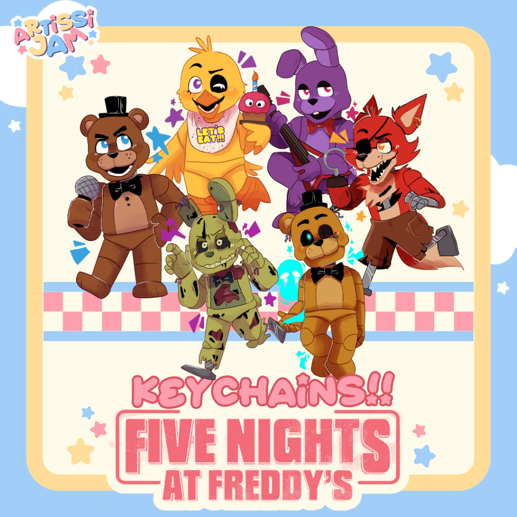 Five Nights at Freddy's | Fanmade Keychains / Acrylic Charm !! | Shopee ...
