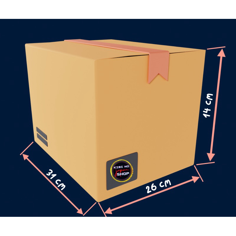 Kimi No Japan Shop - XS box (same size as LBC small box) | Shopee ...