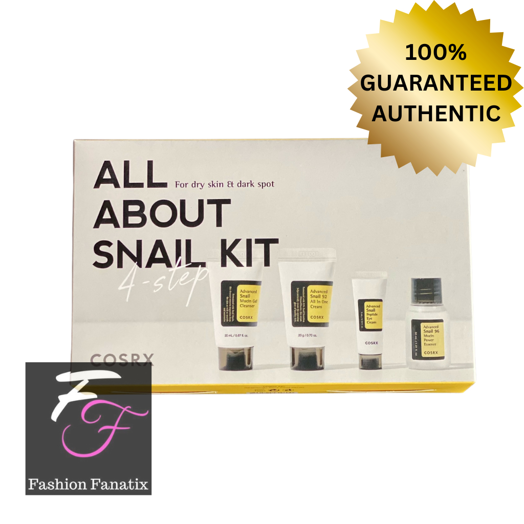 COSRX RX – Advanced Snail Kit ( All About Snail Kit - 4 Step Skincare Routine ) | Shopee Philippines