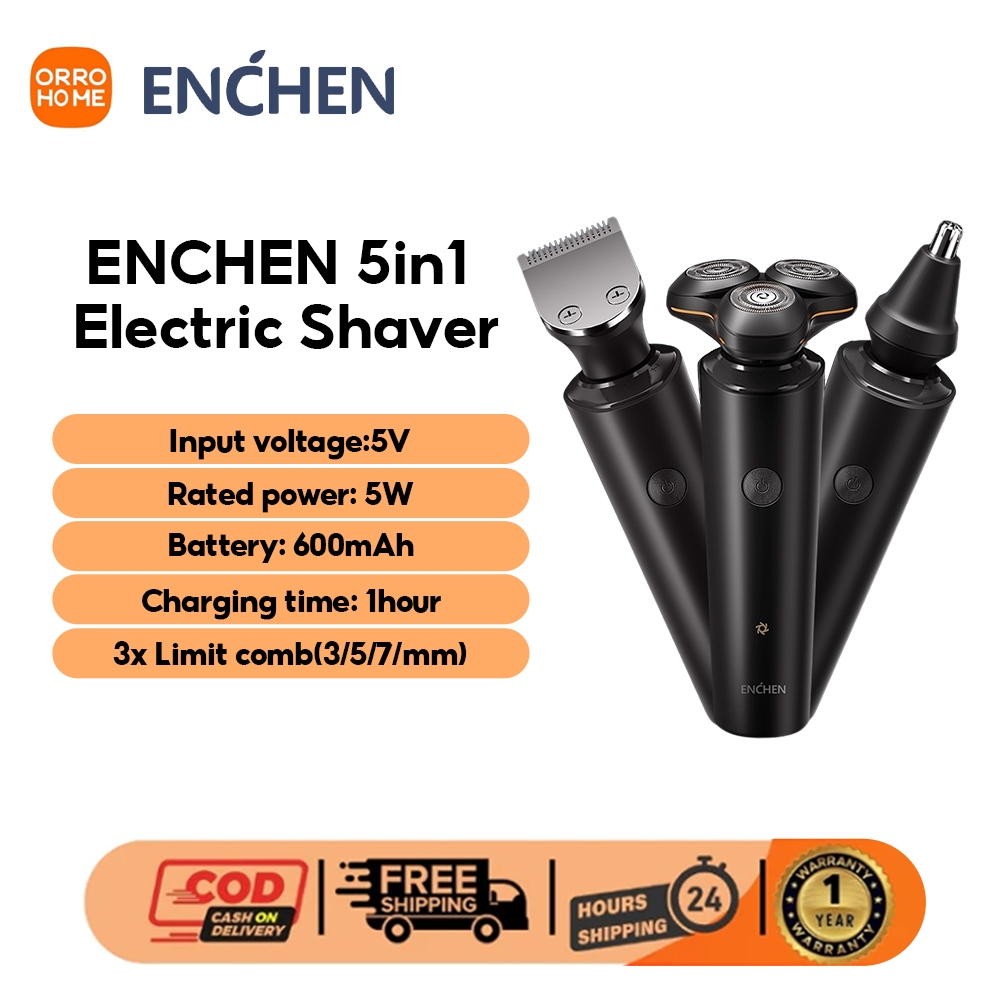 Orro Home Essential Enchen Multifunctional Mens Shaver Set Hair ...