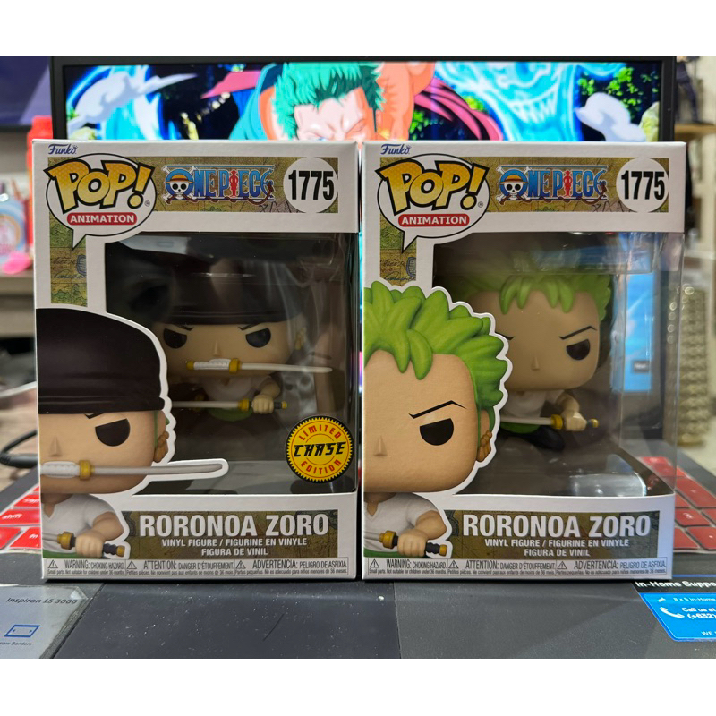 Funko Pop! One Piece: 1775 Roronoa Zoro - Regular and Chase Edition ...
