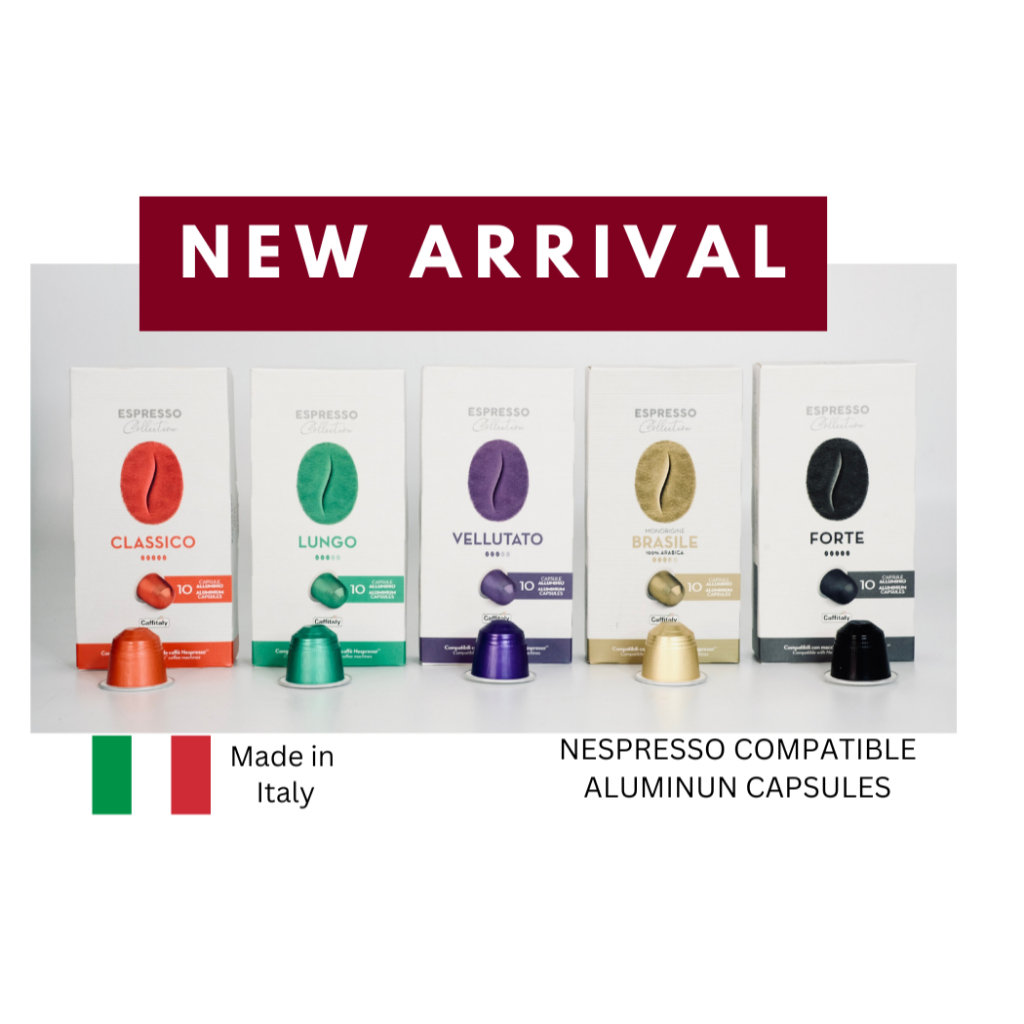 Caffitaly Aluminum Nespresso Compatible Capsules made in Italy | Shopee ...