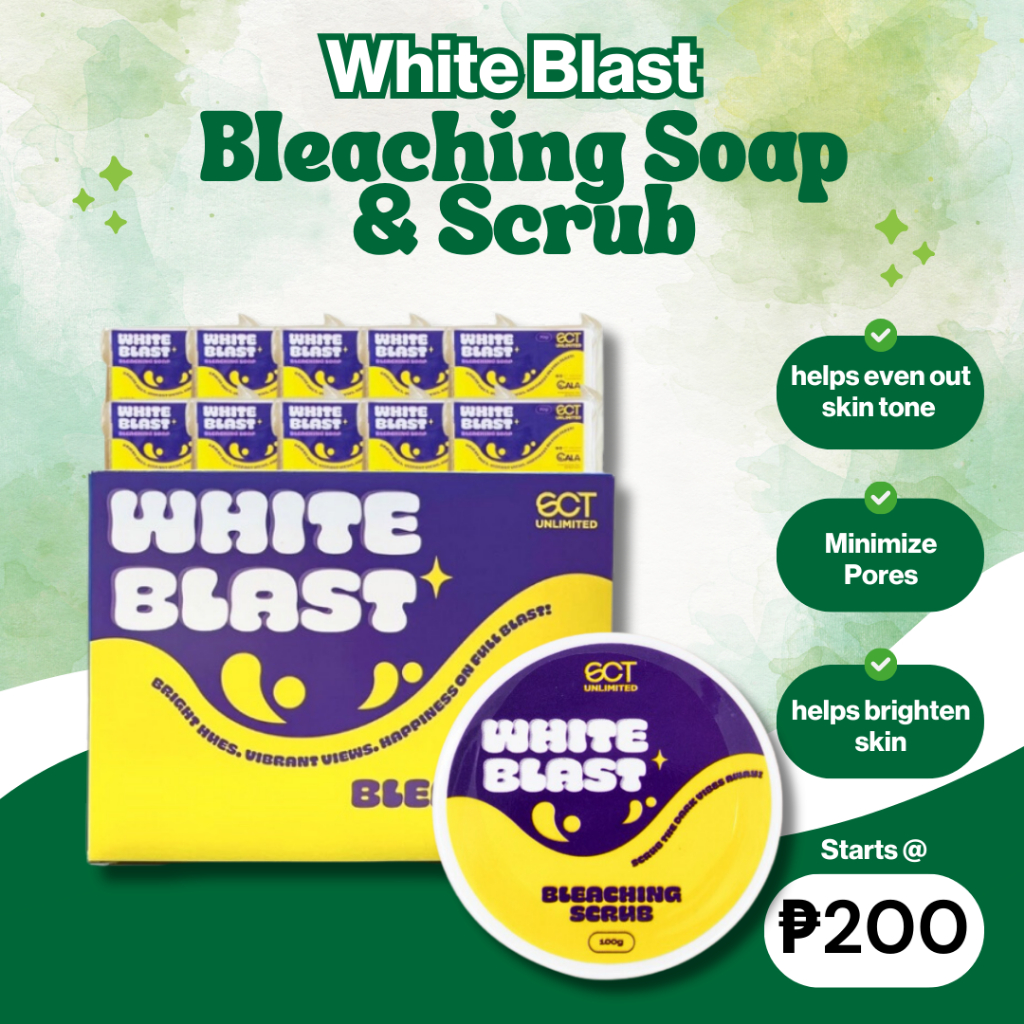 SCT Unlimited White Blast Soap 10 Bars & Unlimited White Blast Scrub ...