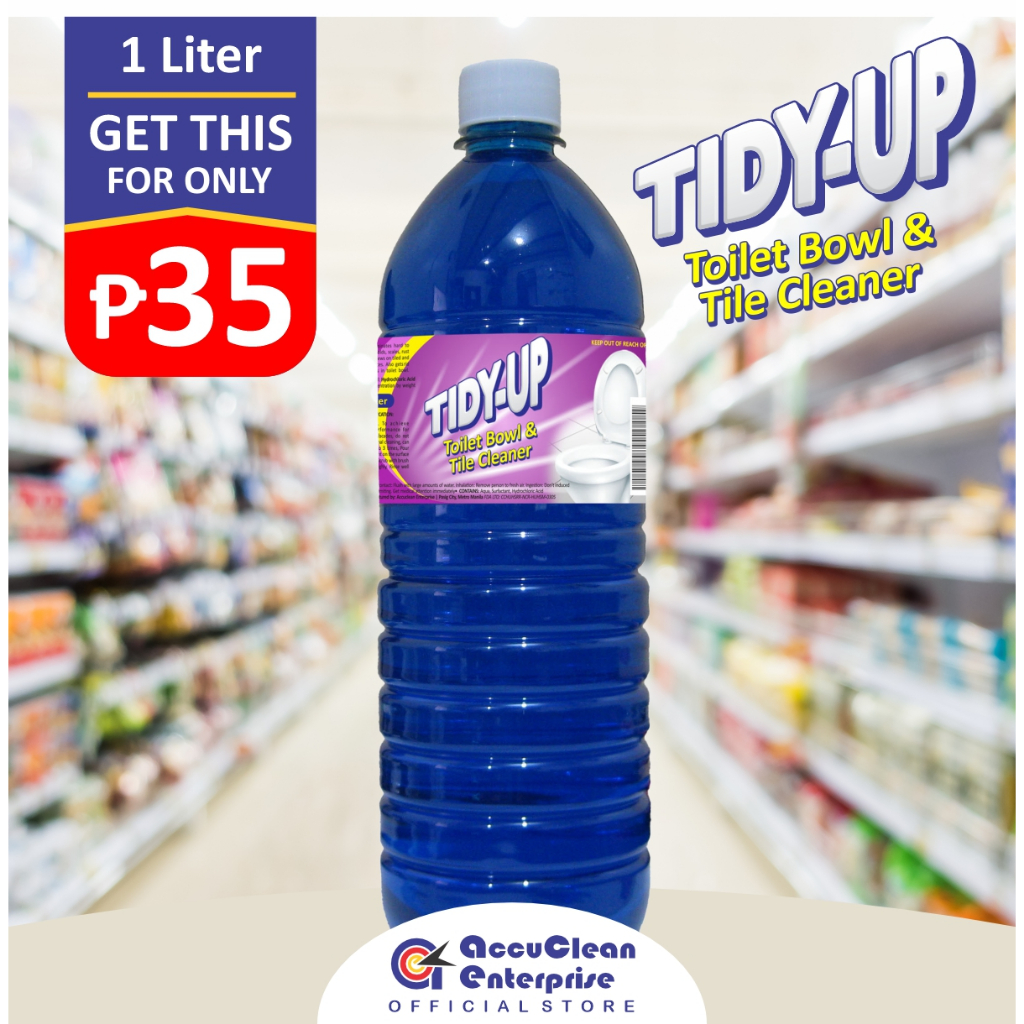 Tidy-Up® Toilet Bowl & Tile Cleaner 1 Liter | Shopee Philippines