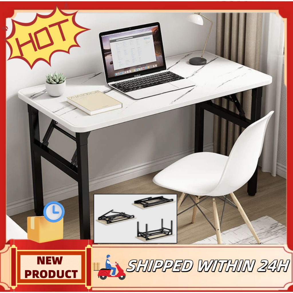 Foldable table desk dining/computer study desk Environmentally wooden ...