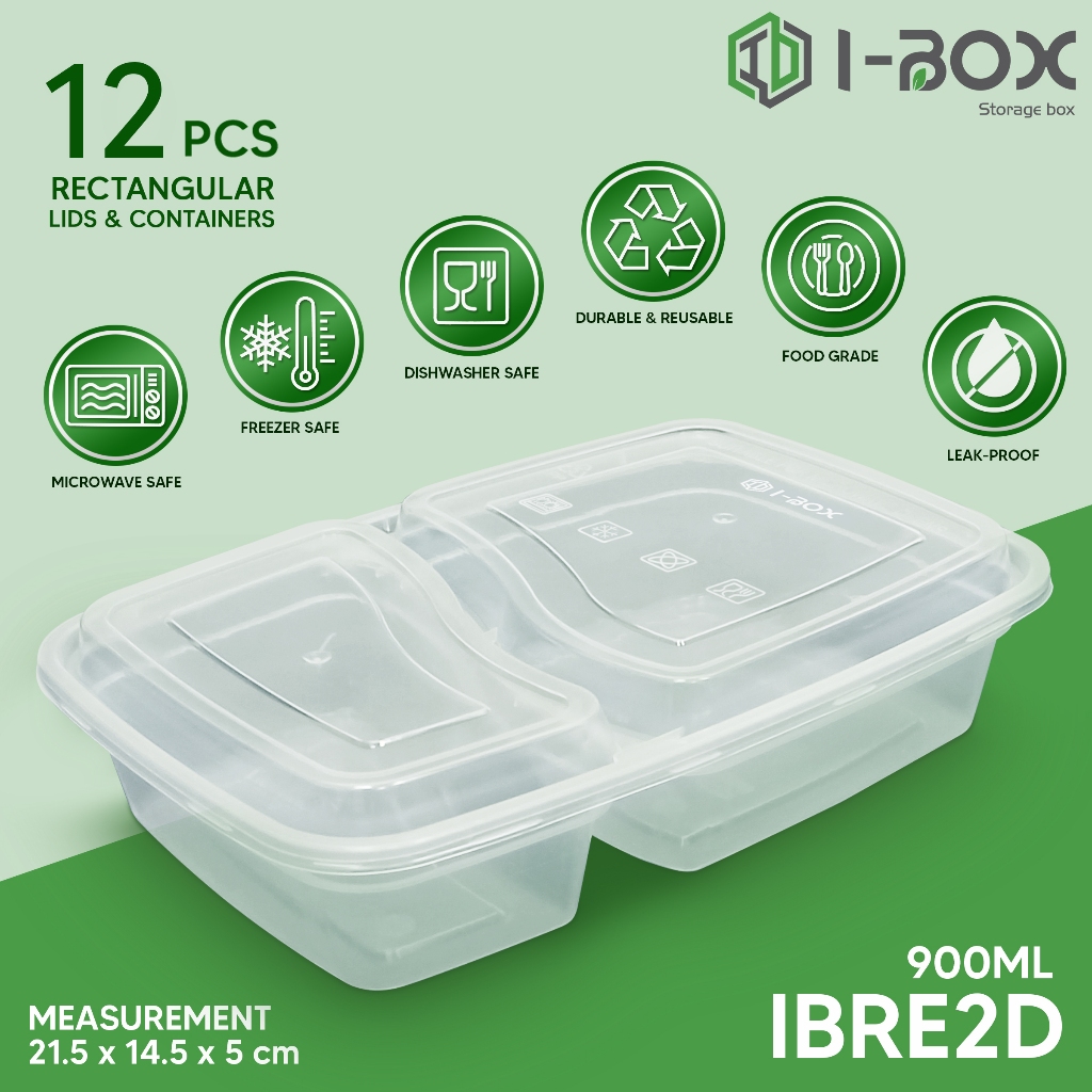 【iBOX】Microwavable Plastic Food Containers | Bento Box Lunch Box ...