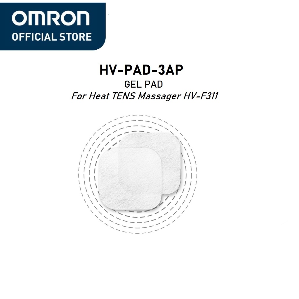 Omron HV-PAD-3AP GEL Pad for Heat TENS HV-F311 | Shopee Philippines