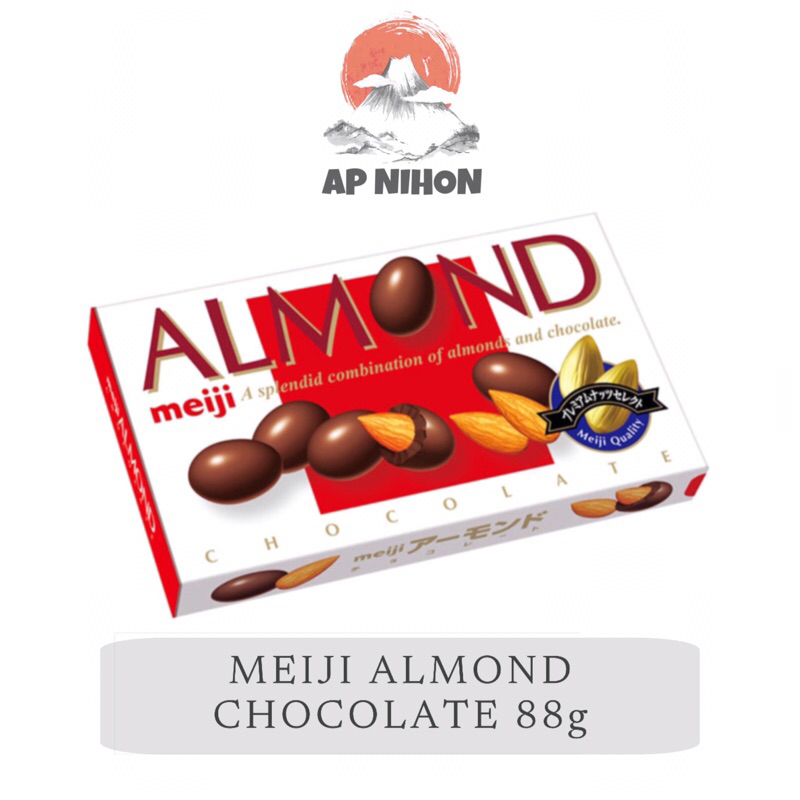 MEIJI ALMOND CHOCOLATE 88g | Shopee Philippines