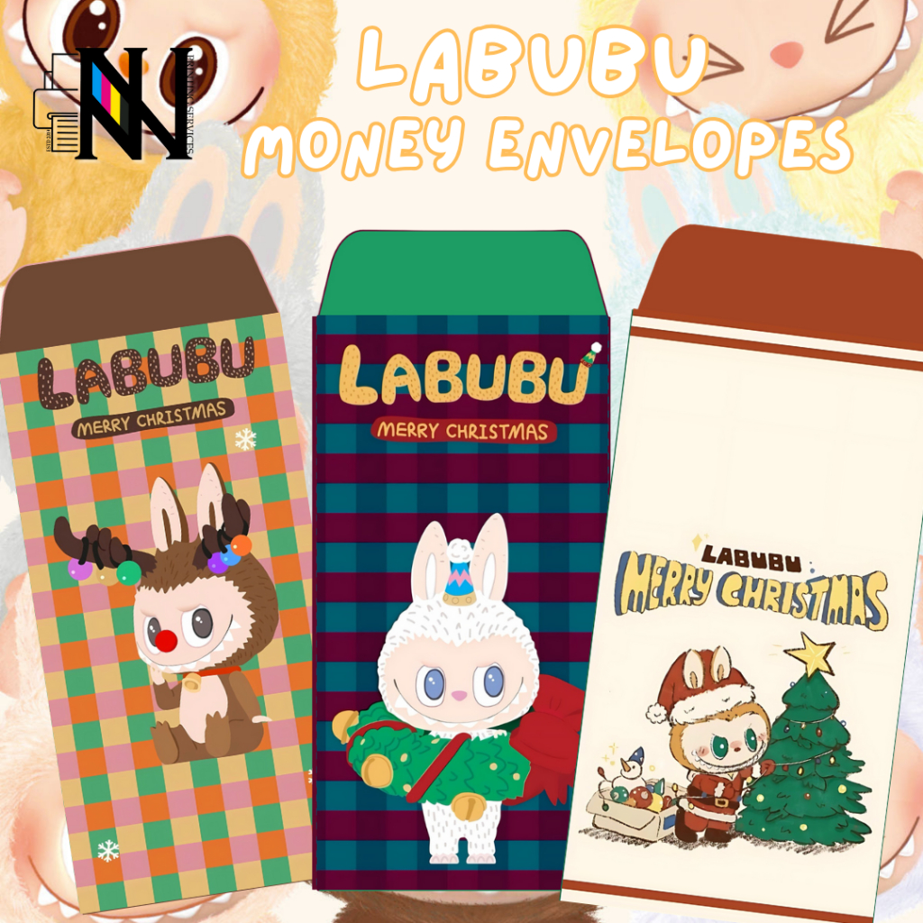 LABUBU MONEY ENVELOPE CHRISTMAS MONEY AMPAO ANGPAO SOLD PER PIECE ...