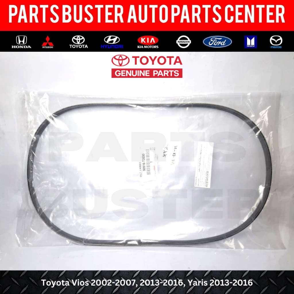 Genuine Alternator Belt for Toyota Vios 2002-2007, 2013-2016, Yaris ...