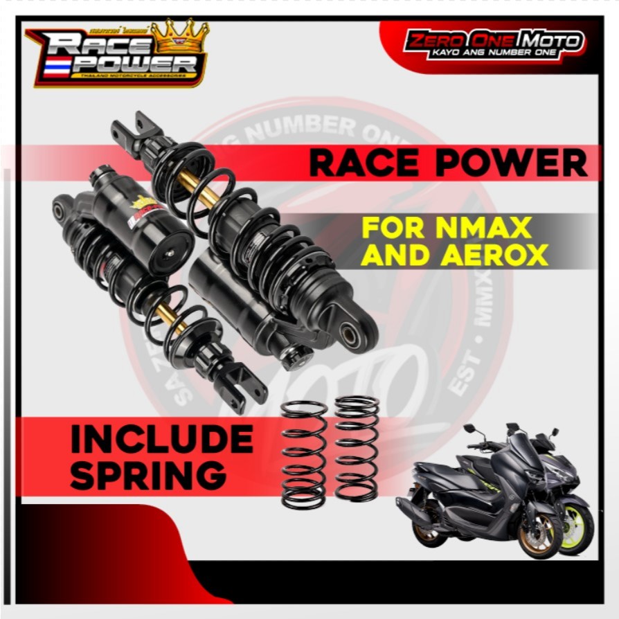 Z1 Motorcycle Race Power Dual Rear Suspension Shock For Nmax V2 / AEROX ...
