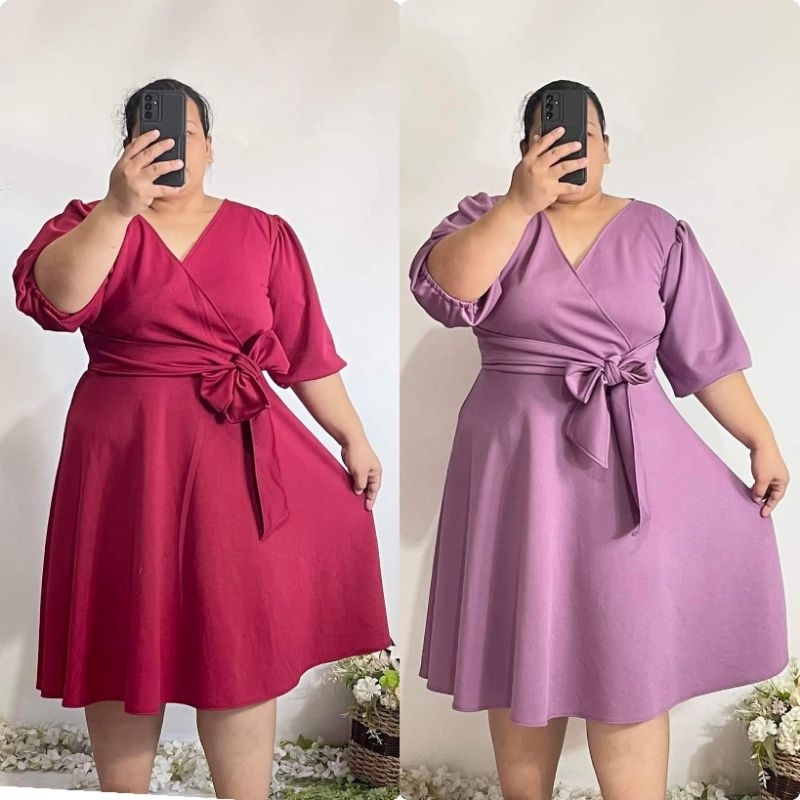 Hailey Dress Plus Size (XL-3XL) | Shopee Philippines