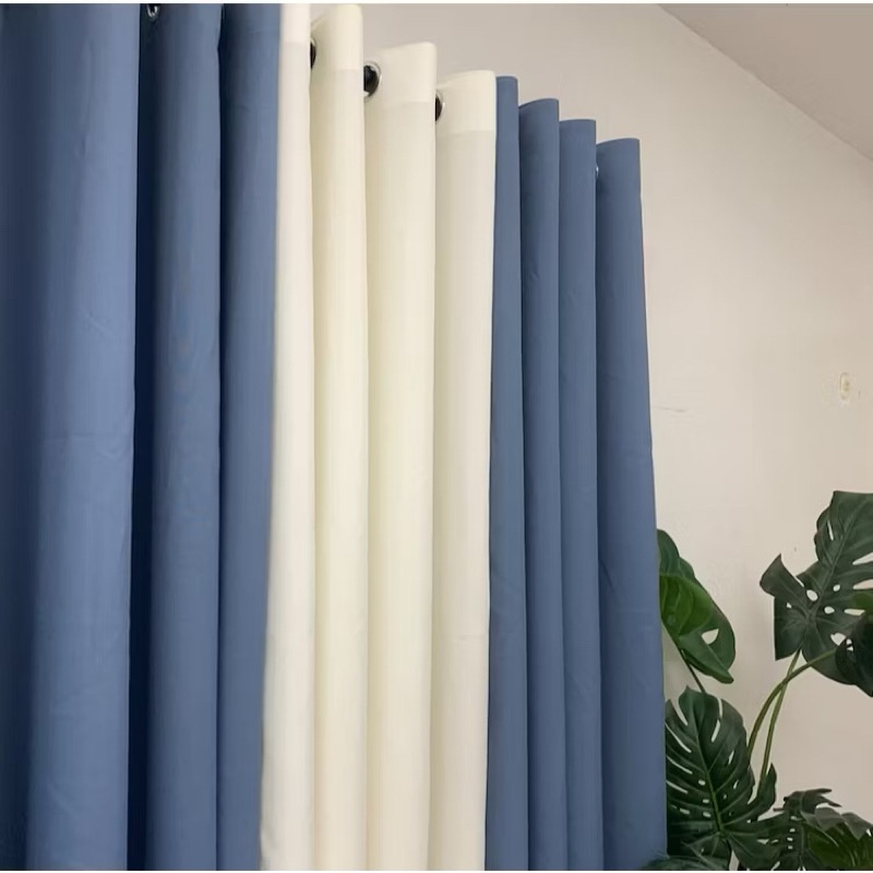 FUTURE DUSK BLUE - Color of the Year 2025 - Plain Curtain with Ring ...