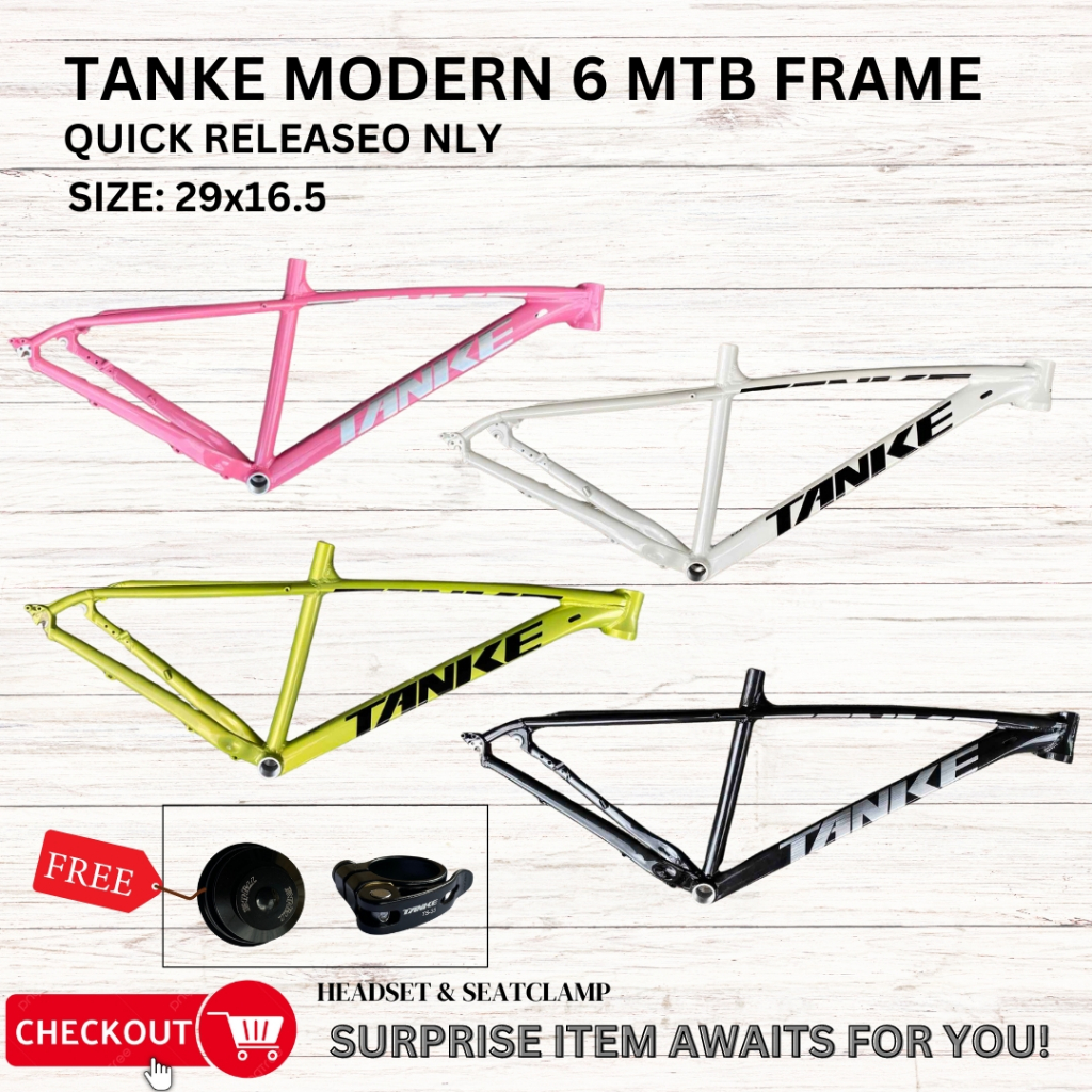 TANKE MODERN 6 ALUMINUM MTB FRAME | Shopee Philippines
