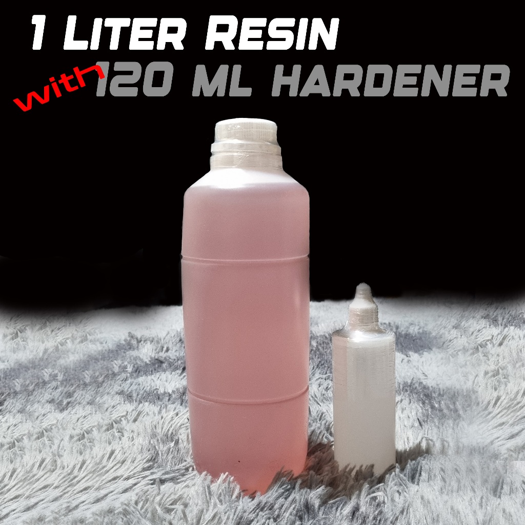 Polyester Resin Premix Resin 1 LITER with 120ml Hardener | Shopee ...