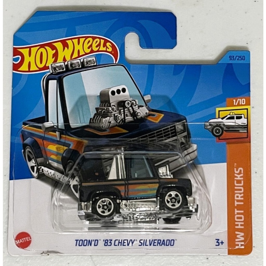 Hot Wheels Individually Packaged 1:64 Scale Tooned Toy Cars - Short ...