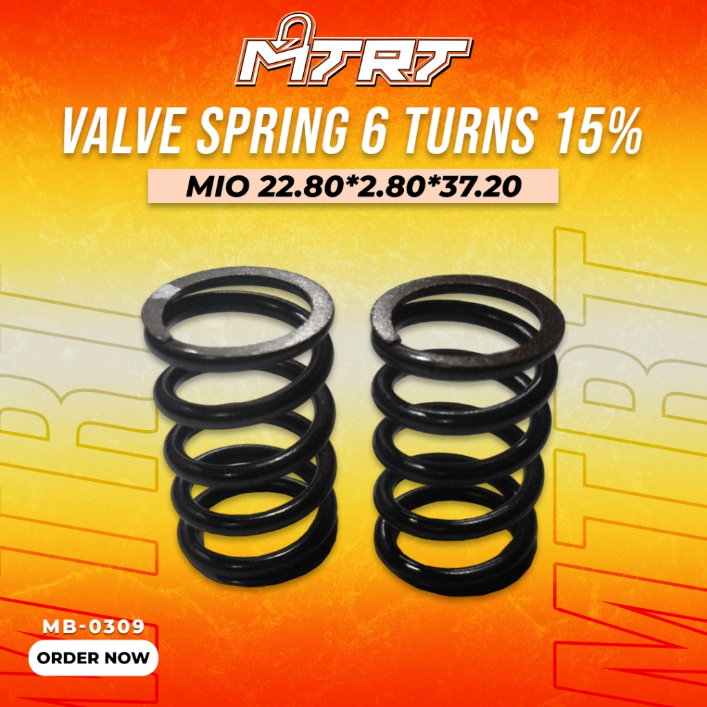 VALVE SPRING MIO 6turns 15% MTRT | Shopee Philippines