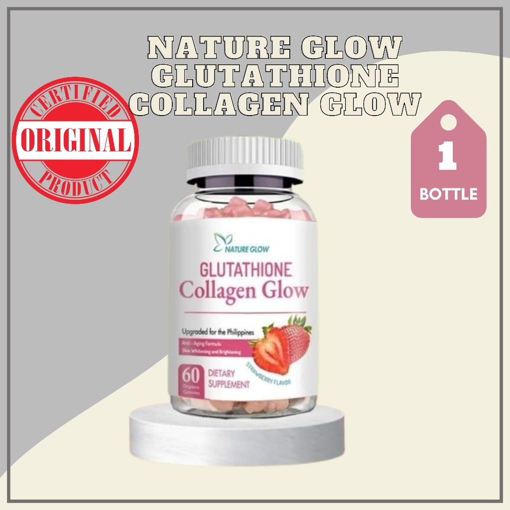 Authentic Nature Glow Glutathione Collagen Glow(1 Bottle) | Shopee ...