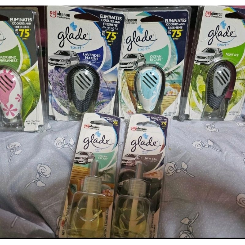 GLADE AIR FRESHNER FOR CAR REFILL ONLY | Shopee Philippines