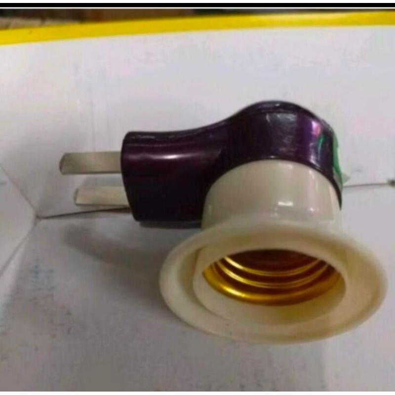 heavy duty wall socket / wall bulb plug socket e27 base with on-off ...