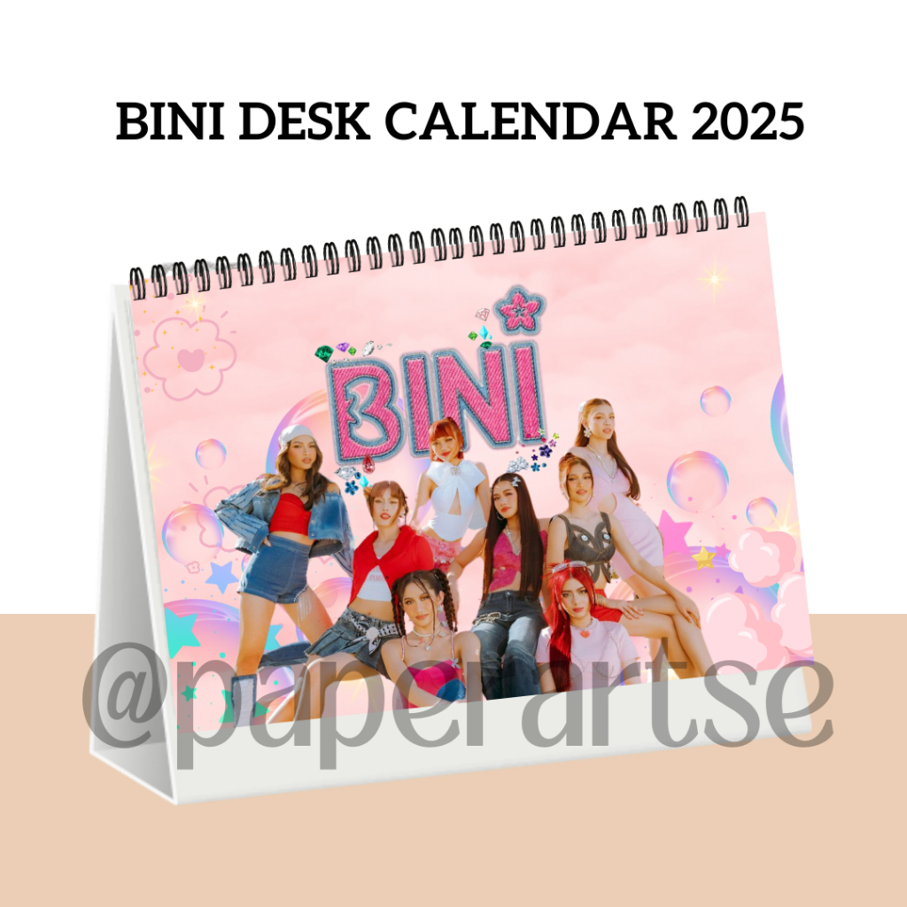 BINI 2025 CALENDAR AND NOTEBOOK | Shopee Philippines