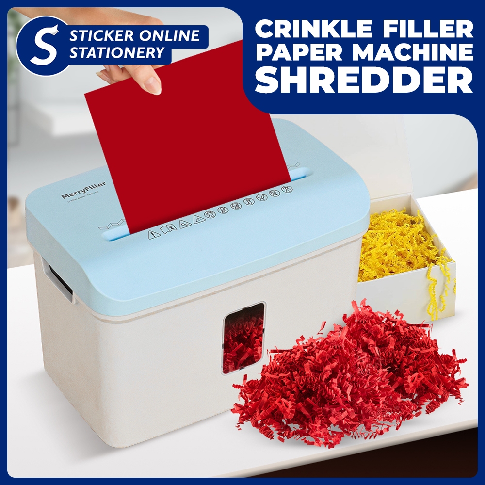 CREATIVE A4 Crinkle Filler Paper Shredder Machine MerryFiller Packaging ...