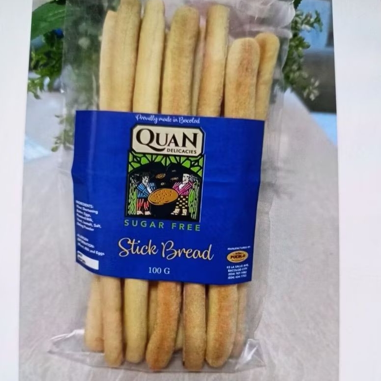 Quans Delicacies Stick Bread SugarFree | Shopee Philippines
