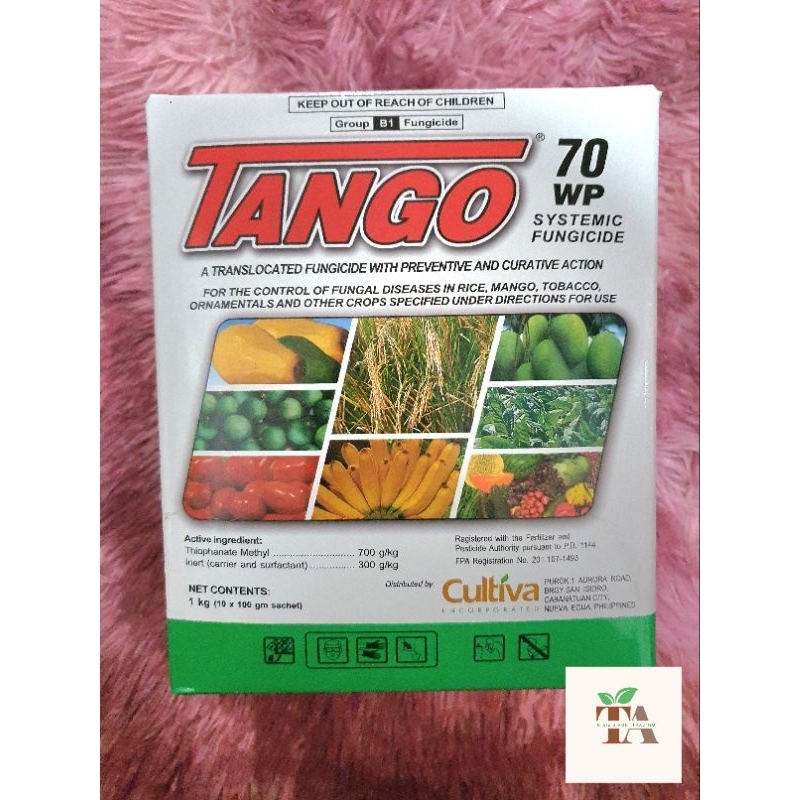 Tango 70 WP Fungicide~ Thiophanate Metyl 1 innerbox (10 sachet X ...